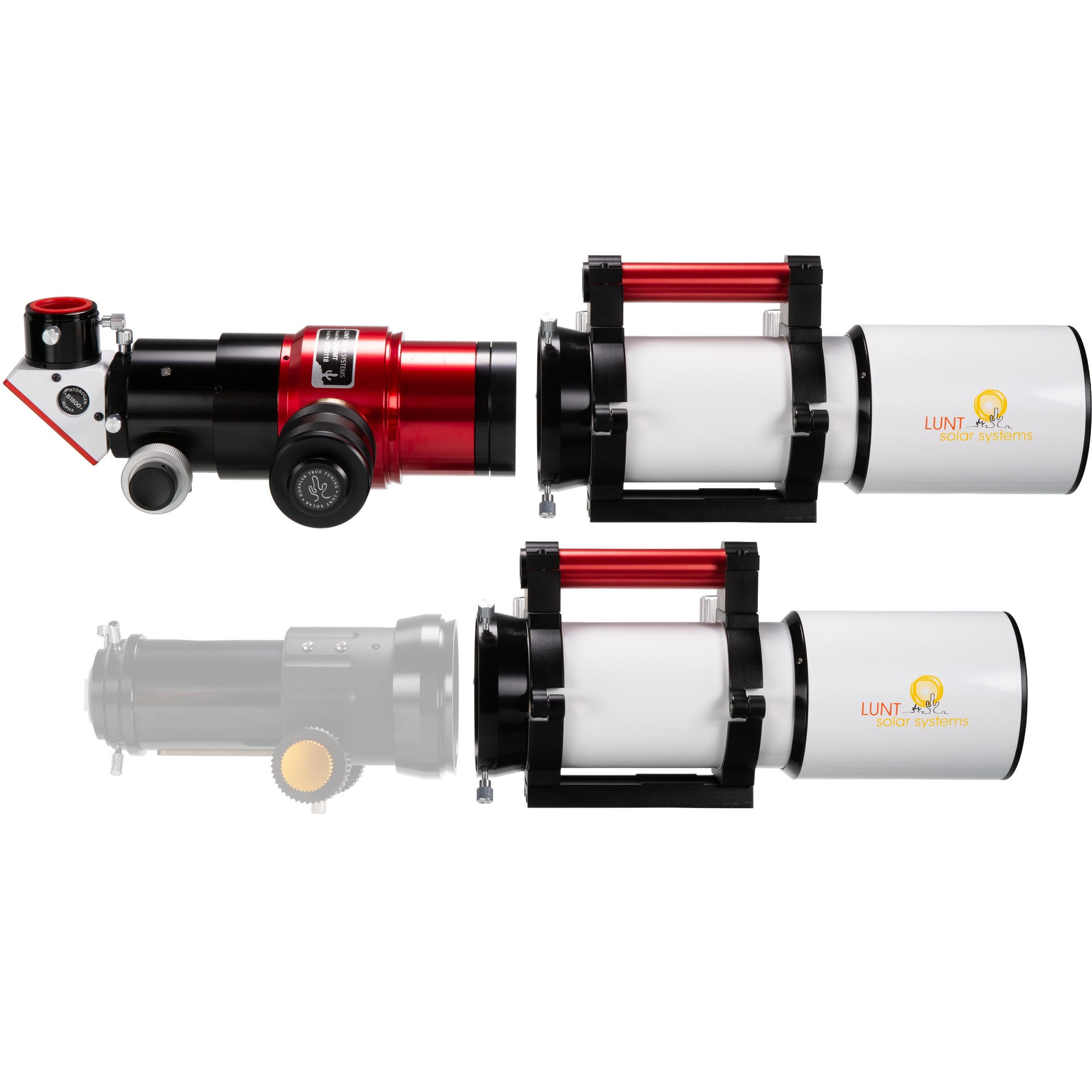 LUNT LS800MT B1200 R&P Multipurpose ED APO Telescope for Sun + Night ...